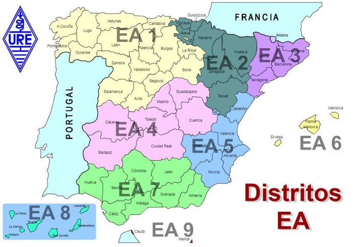 MAPA "EA" ZONA :: RADIOAFICIONADOSCHARLI_ROMEO